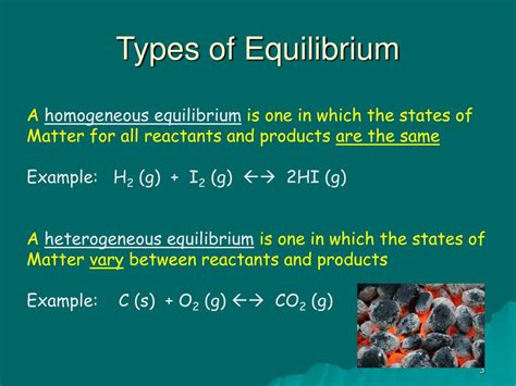 Types Of Equilibrium Chemistry