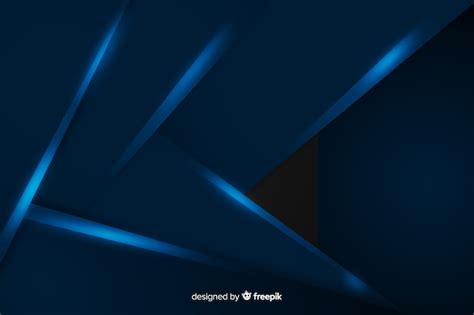 그라데이션 파란색 배경 현대 추상 디자인 무료 벡터
