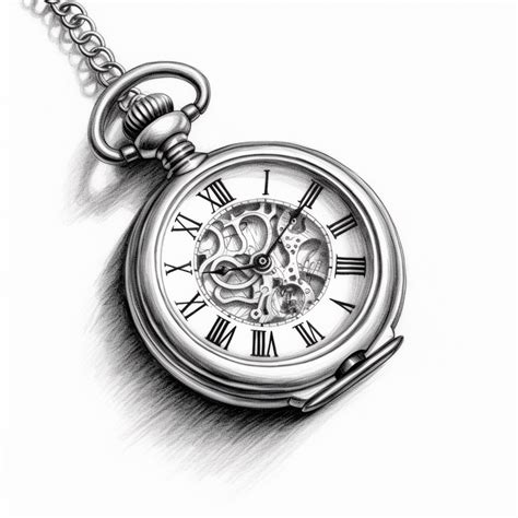 Pocket Watch Tattoo Em 2024 Tattoo Relogio Tatuagem Relogio Relógio De Bolso