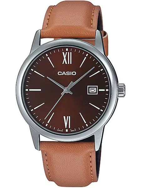 Кварцевые мужские наручные часы Casio Collection Mtp V002l 5b3 с индикацией текущей даты