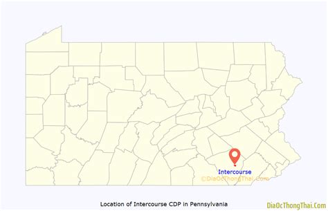 Map Of Intercourse CDP Thong Thai Real