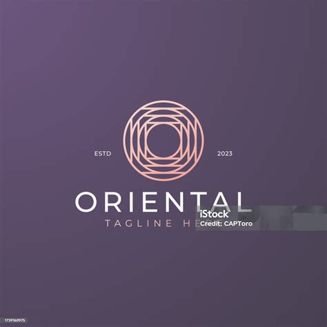 로고 문자 O 원 장식 모양 기하학적 고대 미니멀리스트 단순 오리지널 오리지널 오리엔탈 심볼 도시 전설 신화 민족 0명에 대한 스톡 벡터 아트 및 기타 이미지 Istock