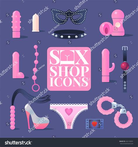 性商店矢量图标。 性玩具行业的设计元素。 性虐待矢量符号 库存矢量图（免版税）432135031 Shutterstock