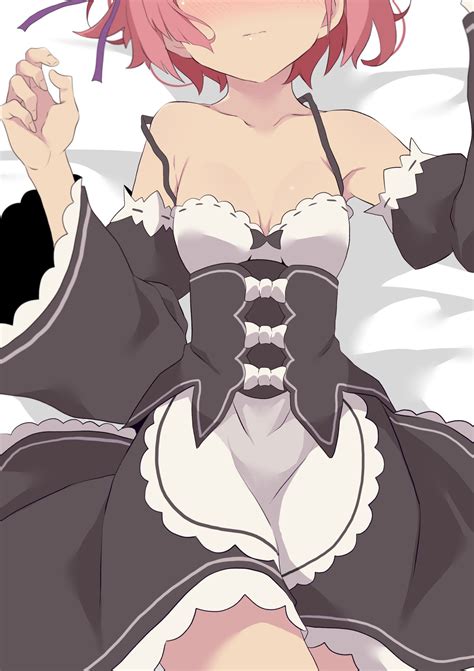 Ram Re Zero Kara Hajimeru Isekai Seikatsu Drawn By Yasehattagi Danbooru