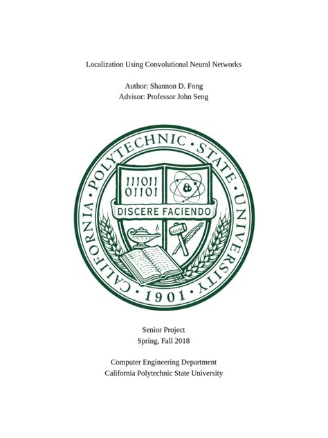 Localization Using Convolutional Neural Networks Pdf Artificial Neural Network Graphics