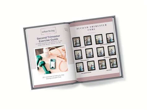 Second Trimester Pregnancy Exercise Guide Etsy