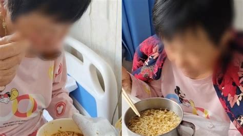 2胎宝妈直播回应给住院婆婆吃泡面：坐月子时吃了一个月泡面