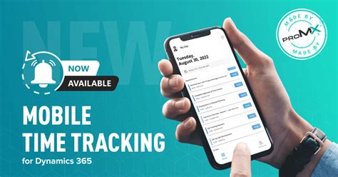 Made By Promx Mobile Time Tracking For Dynamics 365 Promx