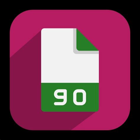 Premium Vector Go Document File Format Flat Icons Extension File Type Symbol Icon Vector