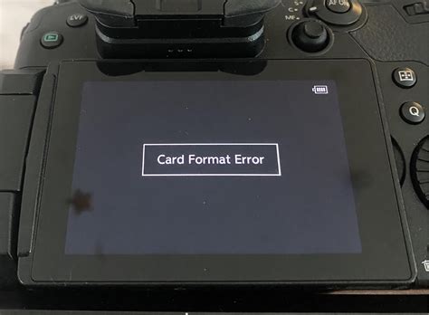 Card Format And Memory Card Error R Gh5