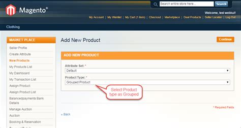 Magento Marketplace Grouped Product Webkul