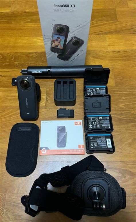Insta360 X3 With Accesories Photography Video Cameras On Carousell