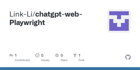 Github Link Li Chatgpt Web Playwright