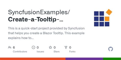Github Syncfusionexamples Create A Tooltip Component In A Blazor