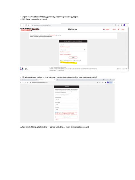 How To Register Account With Slcp Pdf