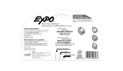 Expo Low Odor Fine Black Dry Erase Marker Ct Smiths Food And Drug