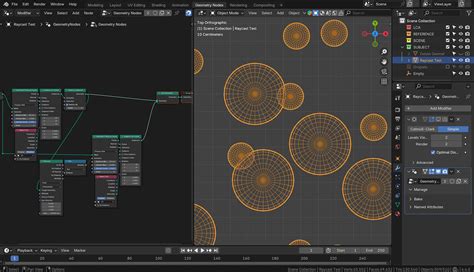 Non Overlapping Droplets With Geo Nodes Particles And Physics