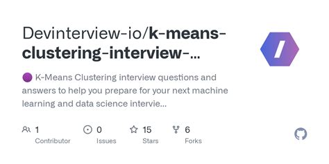 Github Devinterview Iok Means Clustering Interview Questions 🟣 K Means Clustering Interview