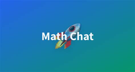 Math Chat A Hugging Face Space By Sandybhai