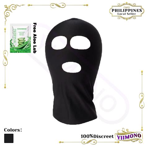Woman Sex Head Hood Eye Mouth Expose Mask For Couple Sex L34 Shopee Philippines