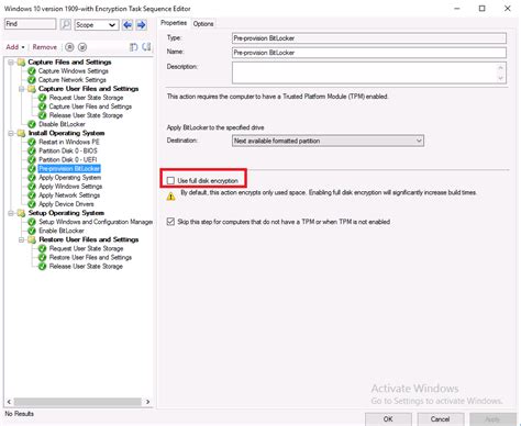How Can We Utilize The Bitlocker Management Feature During Osd With Endpoint Manager System