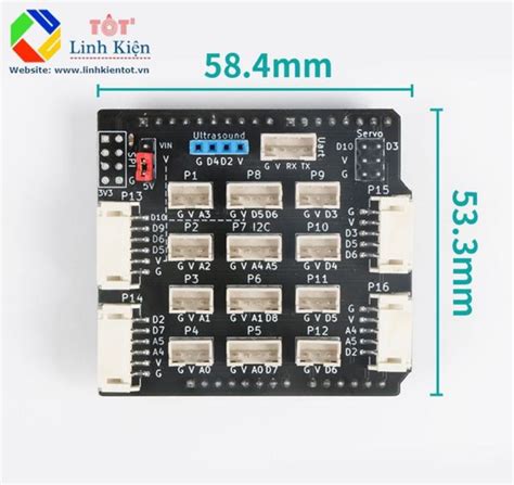 Board Mở Rộng Arduino Io Shield Arduino Sensor Giắc Ph2 0