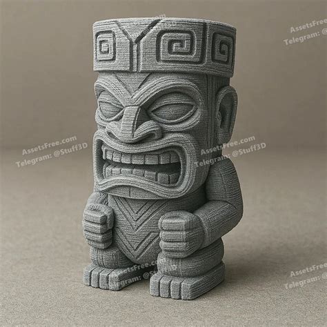 Tiki 3d Print Model Free High Quality Models For Your Projects