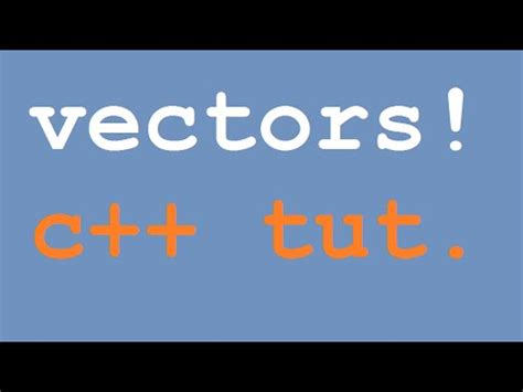 Vector C Tutorial For Beginners How To Sort The Vector Fast YouTube
