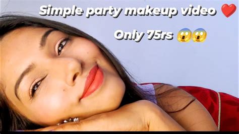 Simple Party Makeup Video Only 75😱 Youtube Youtubevideo Makeup