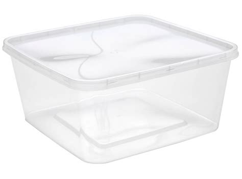Square Pp Container And Lid Big