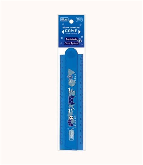 Régua Dobrável Game 30cm Tilibra