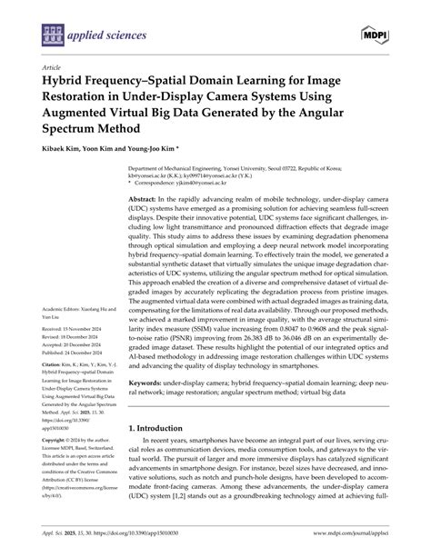Pdf Hybrid Frequencyspatial Domain Learning For Image Restoration In