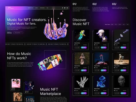 Awesome UI UX Design For NFT Website Upwork