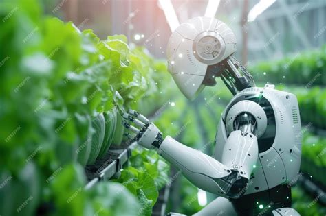 Premium Photo Smart Farm Robot Uses Ai For Weed Detection And Spraying