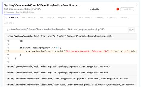 Laravel Errors Monitoring And Reporting Bugsnag Platform