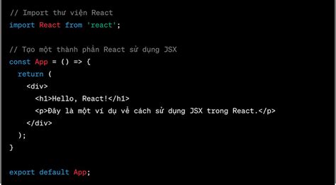 Nắm Chắc 4 điều Cơ Bản Về Jsx Trong React