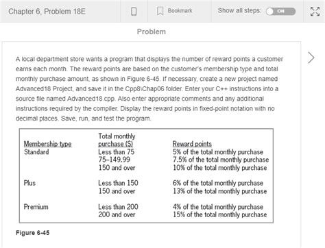 solved show all steps chapter 6 problem 18e bookmark on