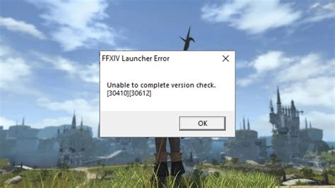 Final Fantasy 14 Unable To Complete Version Check Error How To Fix