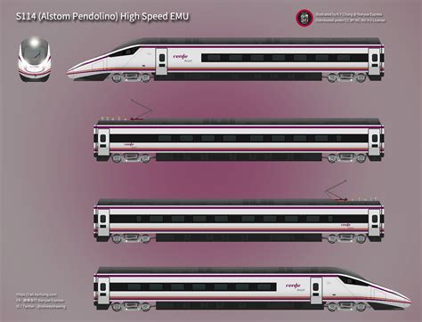 Renfe Avant Class 114 Nanyue Express