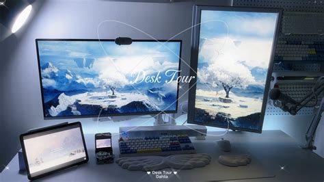 🖥️desk Tour 집순이 프리랜서의 화이트 데스크 셋업🤍 데스크테리어💻 Youtube