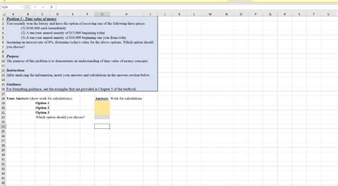 Solved To Demonstrate An Understanding Of Time Value Of Chegg Com