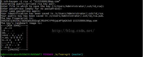 git学习二：git初级使用教程 因为git需要填写用户名和邮箱作为一个标识。 csdn博客