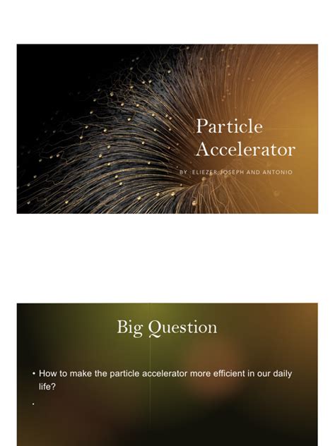 power point particle accelerator pdf particle accelerator