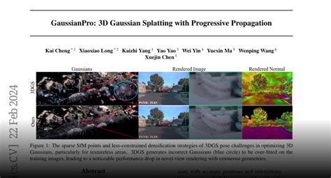 Paper Page Gaussianpro 3d Gaussian Splatting With Progressive