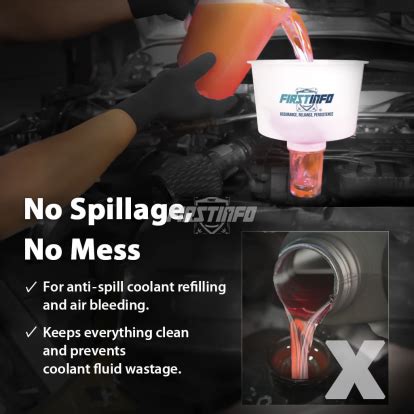F35613 No Spill Coolant Funnel Kit