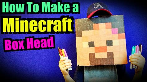 How To Make A Minecraft Box Head At Funathometv Youtube
