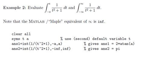 matlab diff and int learnonline