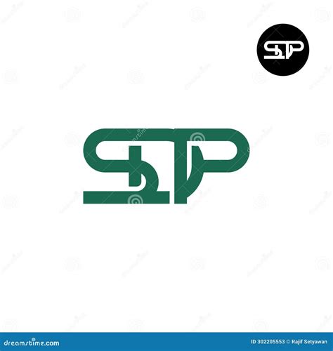 Letter Sdp Monogram Logo Design Stock Vector Illustration Of Minimal