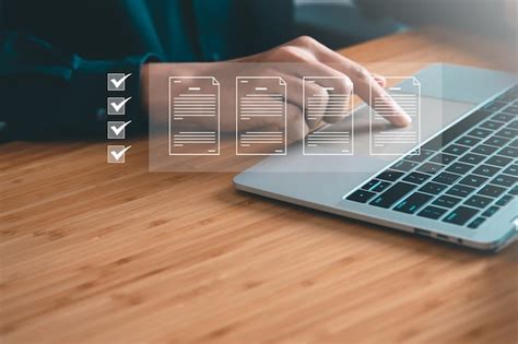 Premium Photo Businessman Checking Mark The Check Box Questionnaire
