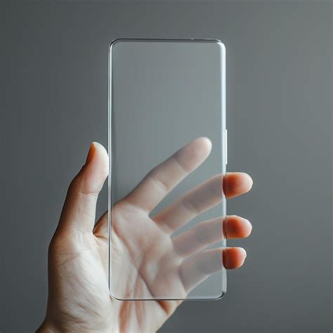 Closeup Of Hand Holding Phone Playing Data Visualization Premium Ai Generated Image